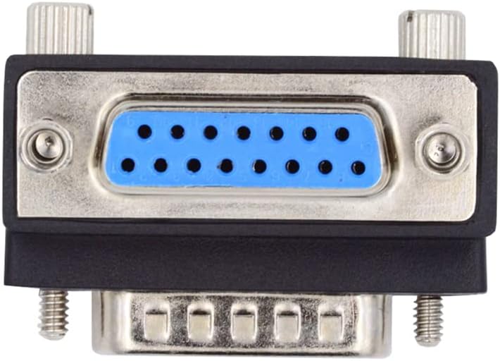 Amazon.com: Cablecc 90 Degree Up Angled DSUB D-subminiature 15pin Male ...