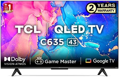 TCL 139 cm (55 inches) 4K Ultra HD Smart QLED Google TV 55P71B Pro (Black) : Amazon.in: Electronics