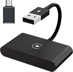 Amazon.com: KANUNIX Wireless CarPlay Adapter for iPhone,5GHz Wireless Carplay Dongle Convert ...
