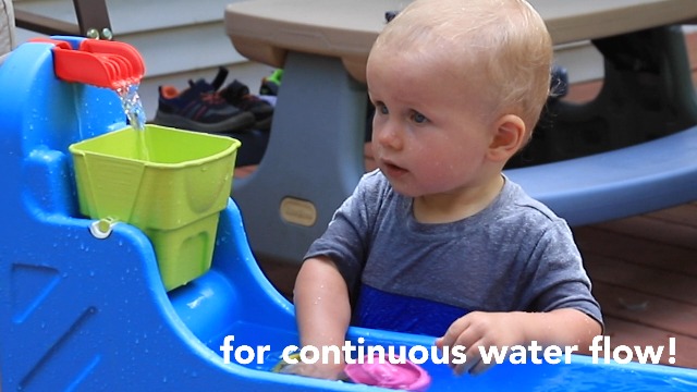 Watch Rushing River Falls Water Play Table on Amazon Live