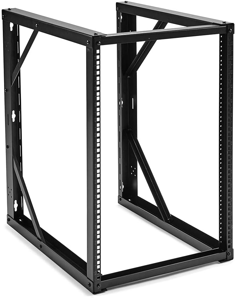 Amazon.com: Tripp Lite 45U 2-Post Open Frame Rack, Network Equipment ...