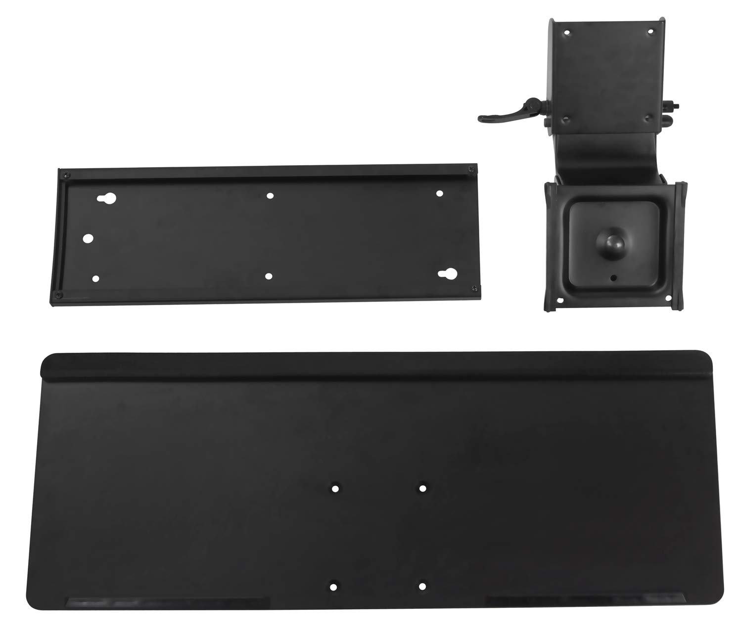 Mount-It! Under Desk Keyboard Tray and Mouse Platform, Ergonomic ...