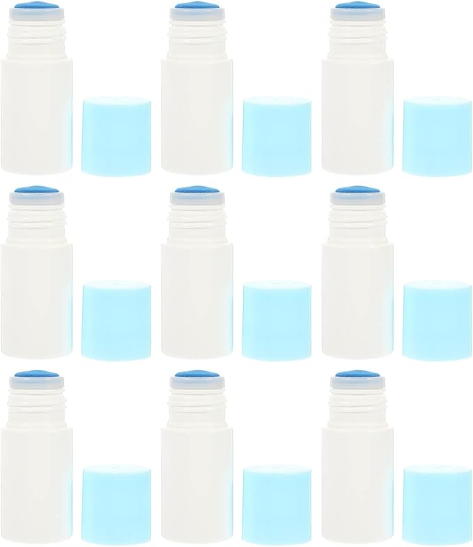 FOMIYES 10 botellas de cabeza de esponja, rellenables, planas, botellas ...