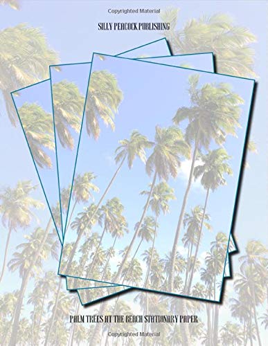 Amazon.com: Palm Trees Stationary Paper: Palm Trees At The Beach ...