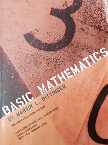 Basic Mathematics: Marvin L. Bittinger: 9780536260895: Amazon.com: Books