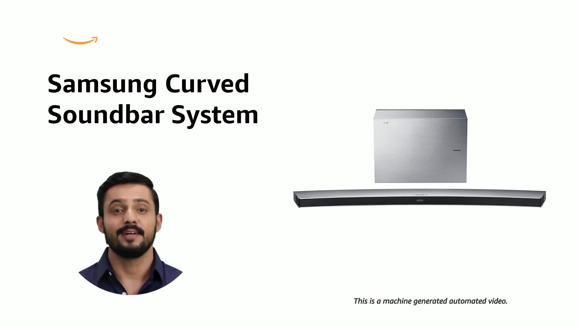Watch Samsung Curved Soundbar System Overview on Amazon Live