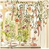 18 Pcs Double Sided Flower Banner Floral Garland Spring Flower Party ...