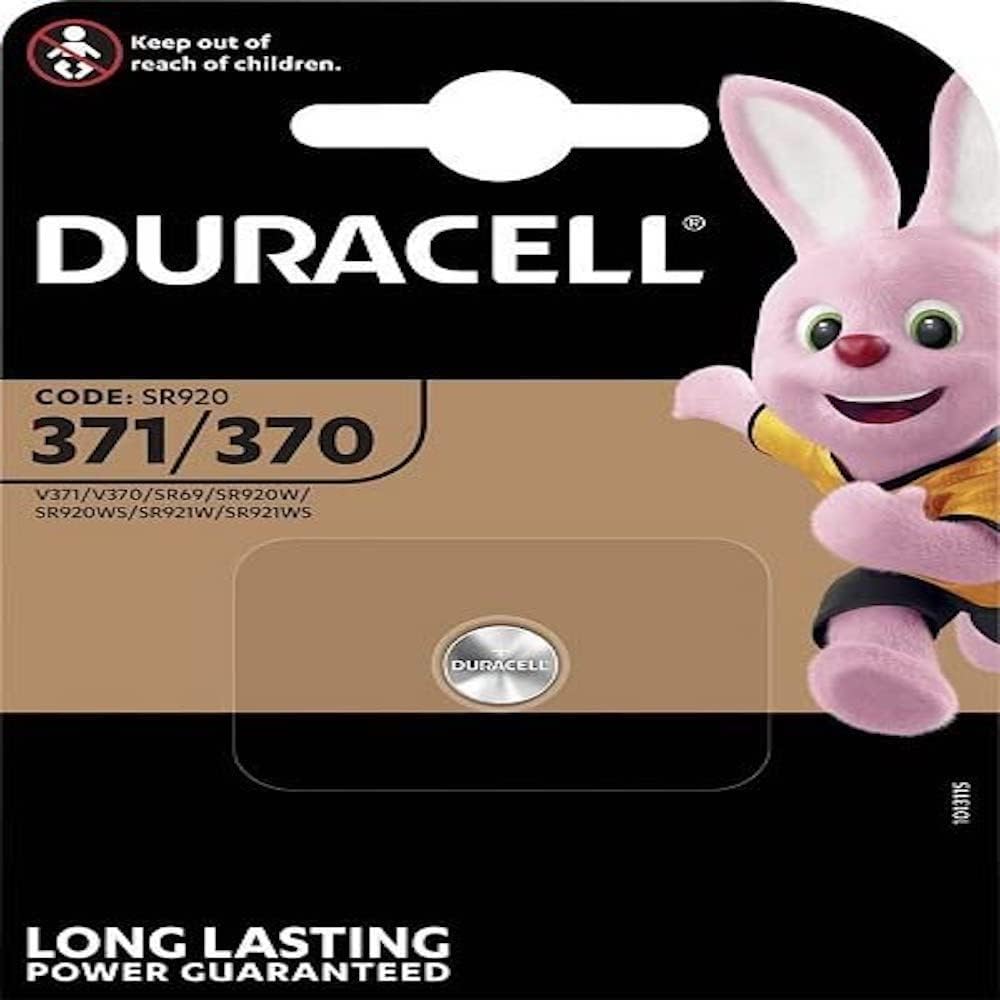 Duracell 371 / 370 Watch Battery 1.5 Volt: Amazon.co.uk: Electronics ...