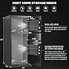 Kavey 6.5 Cu ft Large Fireproof Waterproof Safe Box, Home Safe with ...
