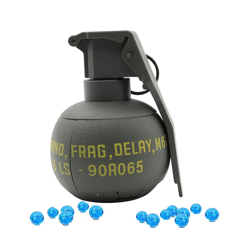 Grenade Airsoft Gel Blaster Army Toy Foam Dart Ball Bomb Cosplay Battle ...