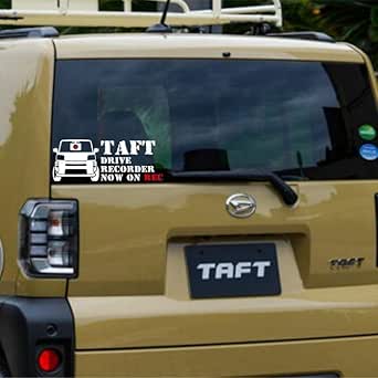 Amazon.co.jp: Small Black DAIHATSU TAFT Taft Dash Cam Sticker : Toys ...