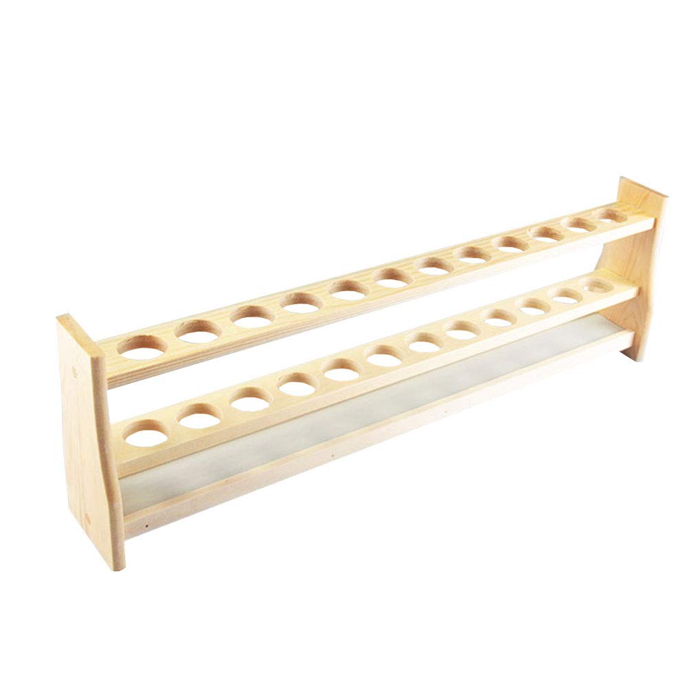 Buy Tansoole Colorimetric Tube Rack Colour Comparison Tubes Rack Wood ...