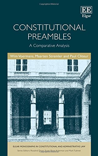 Constitutional Preambles: A Comparative Analysis (Elgar Monographs in ...