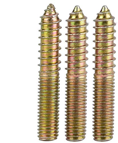 10pcs 10 * 60mm Dowel Screw Double Ended Head Fixing Bolts Woodworking ...