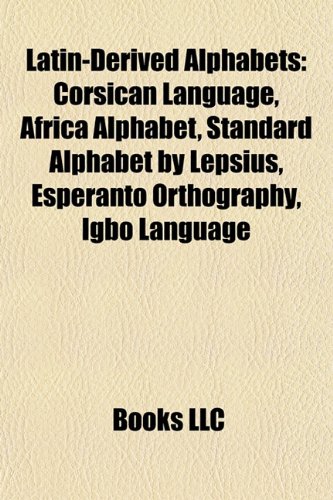 Latin-derived alphabets: Corsican language, Africa Alphabet, Standard ...