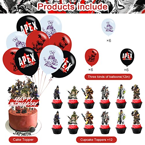 Snapklik.com : Apex Party Decorations,Birthday Party Supplies For Apex ...