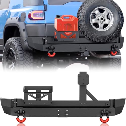 EYOUHZ for FJ Cruiser Rear Bumper with Spare Tire Carrier - Want It All