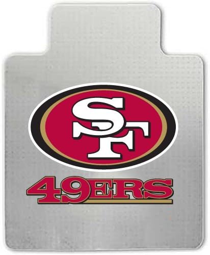 Amazon.com : NFL San Francisco 49ers Chair Pad, Clear : Sports Fan Area ...