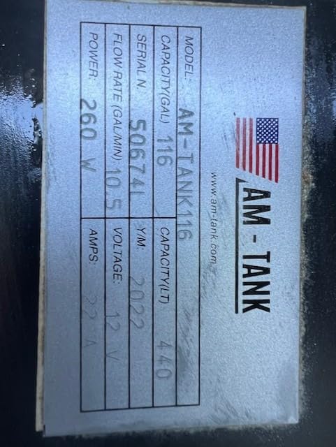 Amazon.com: AM-TANK 40 DEF: Portable 40 gal DEF Tank Low Profile to fit ...