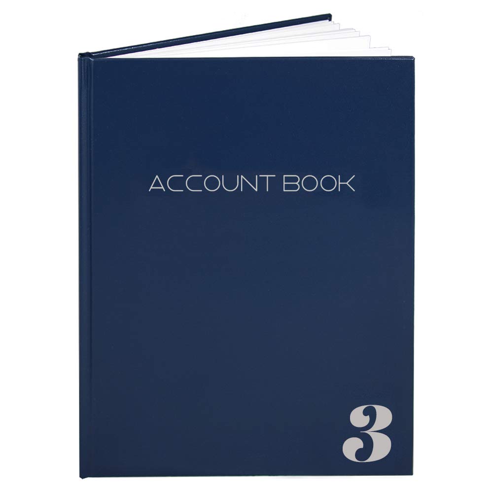 Amazon.com : BookFactory 3 Column Ledger Book/Account/Accounting Ledger ...