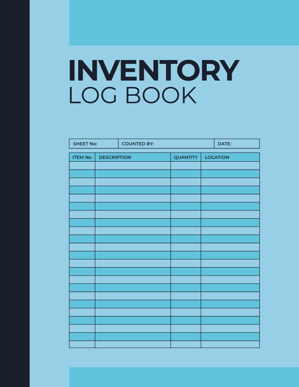 Amazon.com: Inventory Log Book: Inventory Tracker Notebook | Inventory ...