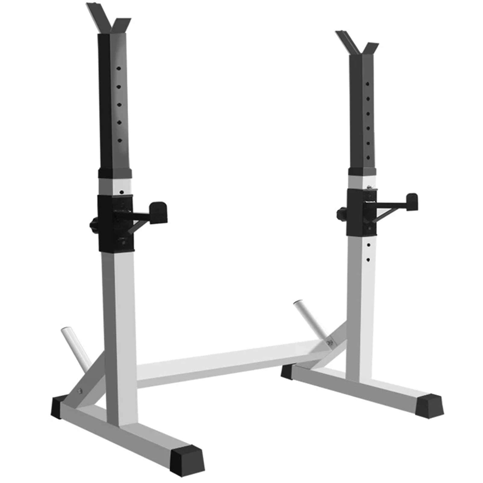 Barbell Rack Squat Stand Adjustable Height Weight Lifting Stand Weight ...
