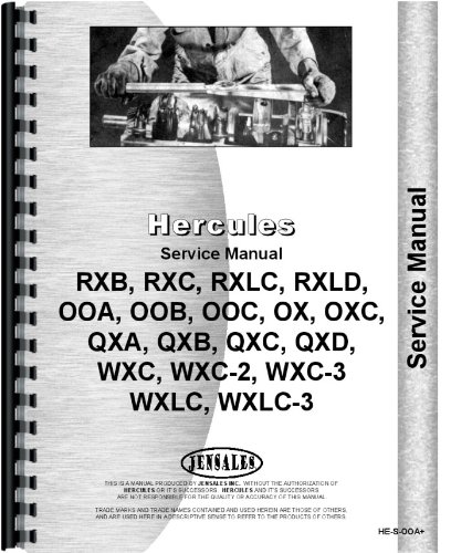 Hercules Engines RXC Engine Service Manual: Amazon.com: Books
