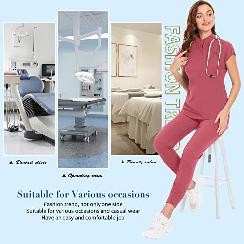 Ensemble médical pour femme, uniforme d'infirmière, pantalon et haut ...