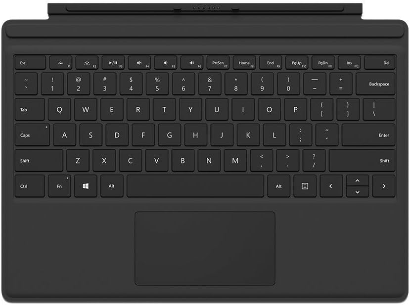 Amazon.com: Microsoft Surface Pro 4, 5, 6, 7 Keyboard - Black (Renewed ...