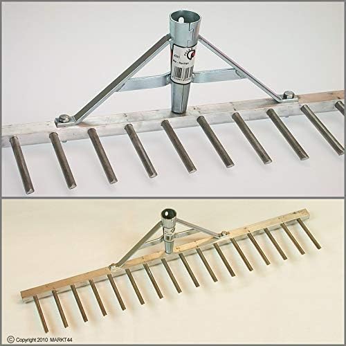 BG Bau- und Gartengeräte HgmbH 10 Polar 2320 Aluminium-Rechen 60 cm 16 ...