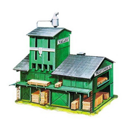 Model Power HO Scale Building Kit - Lumber Yard : Amazon.in