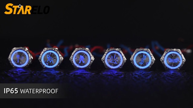 Watch 19MM Auto Refit Push Button Switch on Amazon Live