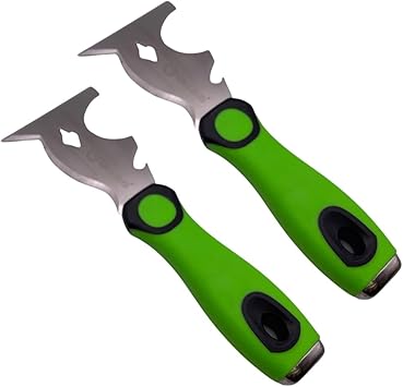 2 x Genius Multi Knife Bead Glass Removal UPVC Window Deglazing Tool ...