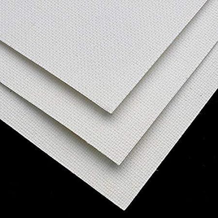 KTrading A4 Milky White Canvas Drawing Texture Papers, Set of 25 Sheets ...