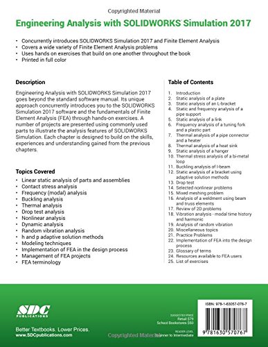 Engineering Analysis With Solidworks Simulation 2017 Want It All