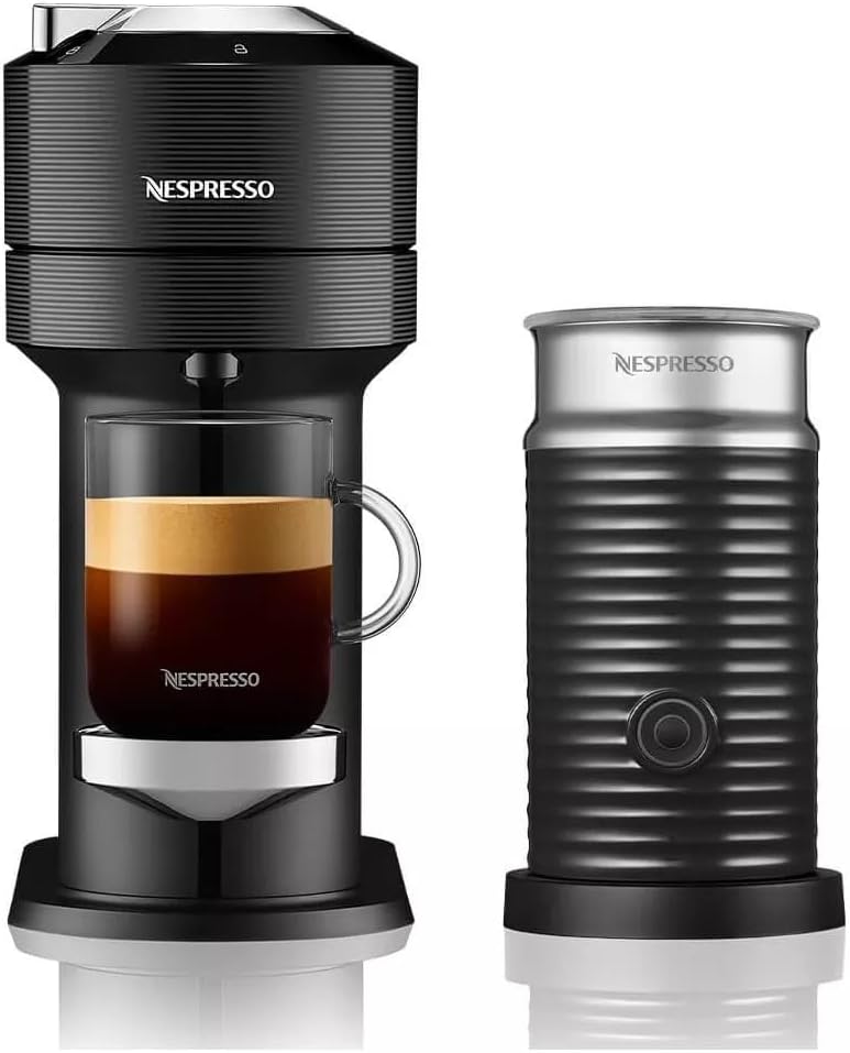 Cafetera Nespresso Vertuo Next Color Negro, Combo con Espumador de ...