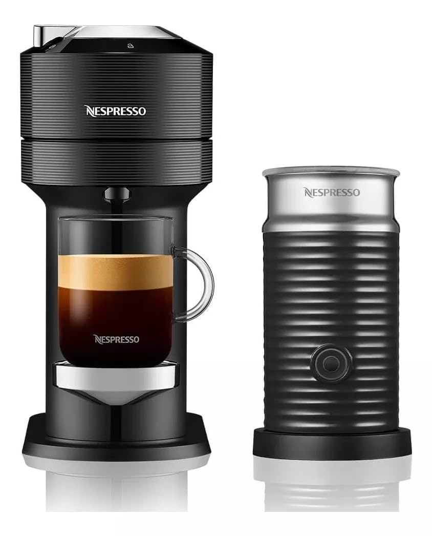 Cafetera Nespresso Vertuo Next Color Negro, Combo con Espumador de ...
