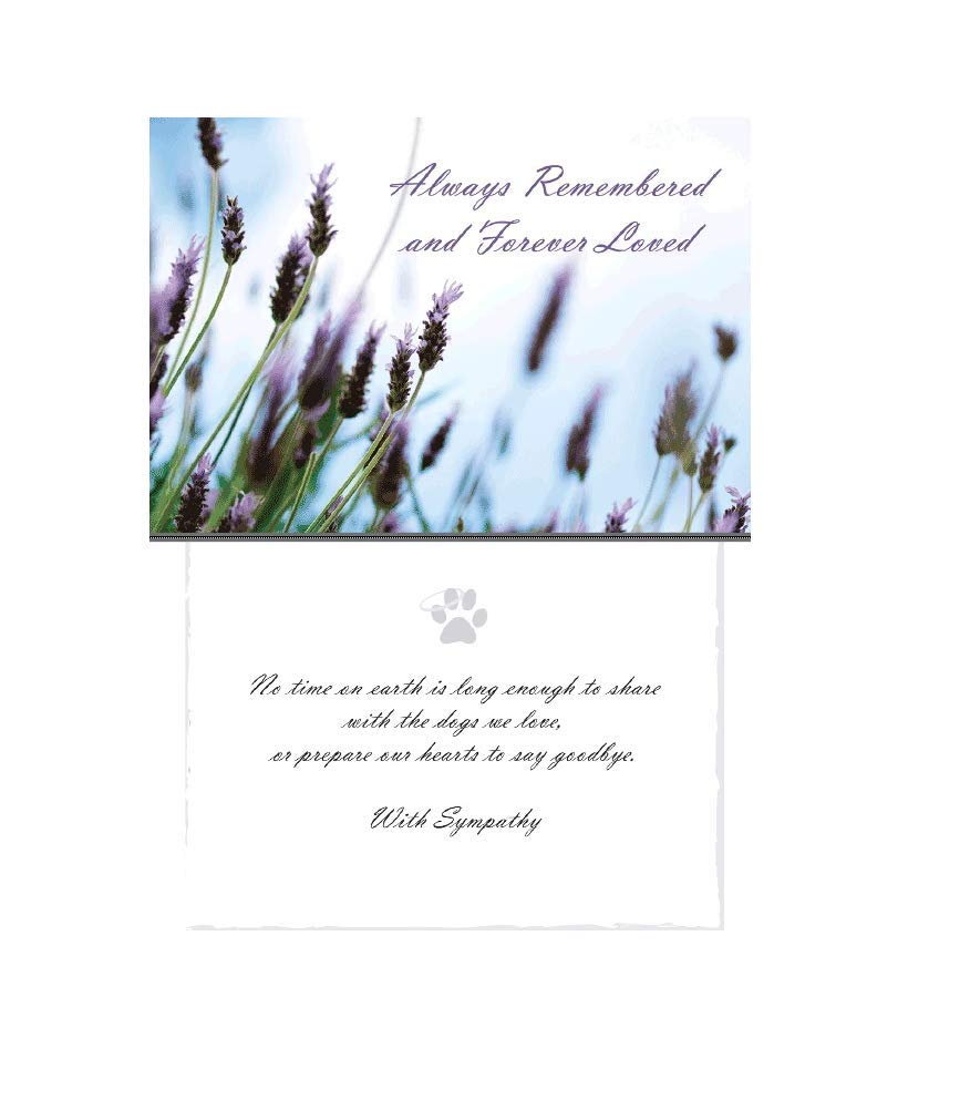 Amazon.com : Dog Speak Always Remembered and Forever Loved - Thinking ...