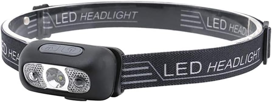 NEOPOLB Headlamp, Ultralight Head Torch LED Rechargeable with Red Light ...