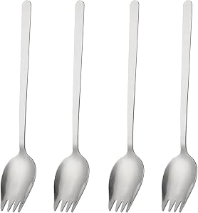Amazon.com: WHTCHSU Sporks, 4-Pack Stainless Steel Sporks, Metal Spork ...
