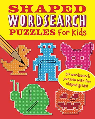 Shaped Wordsearch Puzzles for Kids: 50 wordsearch puzzles with fun ...