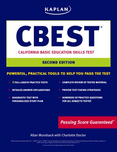 Kaplan CBEST: California Basic Educational Skills Test: Mundsack, Allan ...