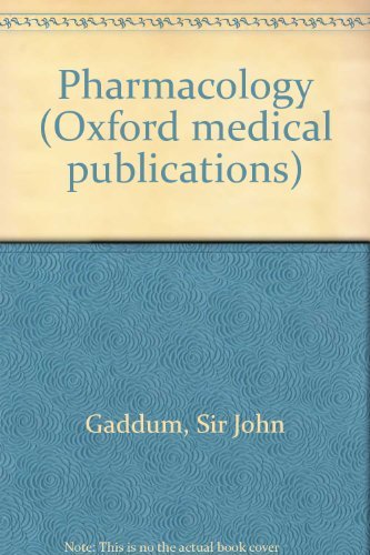 Amazon | Pharmacology | Gaddum, Sir John, Burgen, Sir Arnold, Mitchell ...