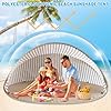 Beach Shelter Pop Up UV Protection, UPF 50+ Pop-up Beach Shelter ...