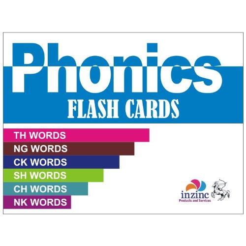 Buy Phonics Flash Cards for kids - th, ng, ck, sh, ch, nk words Book ...