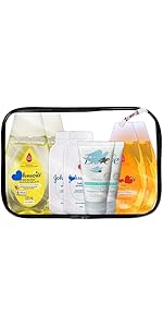 Amazon.com: Bath Essentials Travel Kit, 8 Piece TSA Approved Travel ...