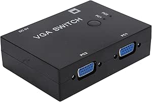 Amazon.com: VGA Switcher - 2 Input +1 Output MultiComputer Host ...