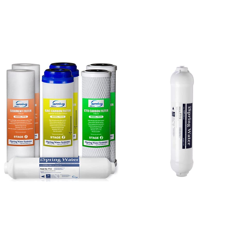 Amazon.com: iSpring F7-GAC Reverse Osmosis Water Filter Replacement ...