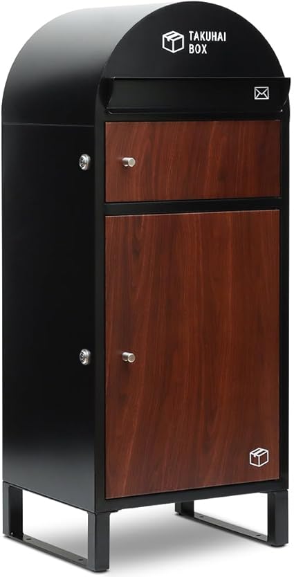Amazon.co.jp: PYKES PEAK (パイクスピーク) ポスト一体型 宅配ボックス 「 TAKUHAI BOX 」「 HAZUKI 」ポスト付き 大容量 防水 北欧 盗難防止 ...