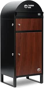 Amazon.co.jp: PYKES PEAK (パイクスピーク) ポスト一体型 宅配ボックス 「 TAKUHAI BOX 」「 HAZUKI 」ポスト付き 大容量 防水 北欧 盗難防止 ...